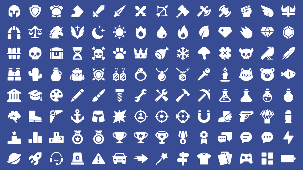 Free Pictogram Icon Pack – 220+ Game UI Icons | LAYERLAB – Layer Store